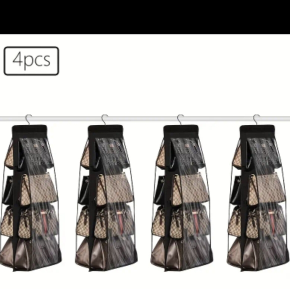 Storage & Organization | 4 Pk Of Hanging 8 Compartment Organizers New ...